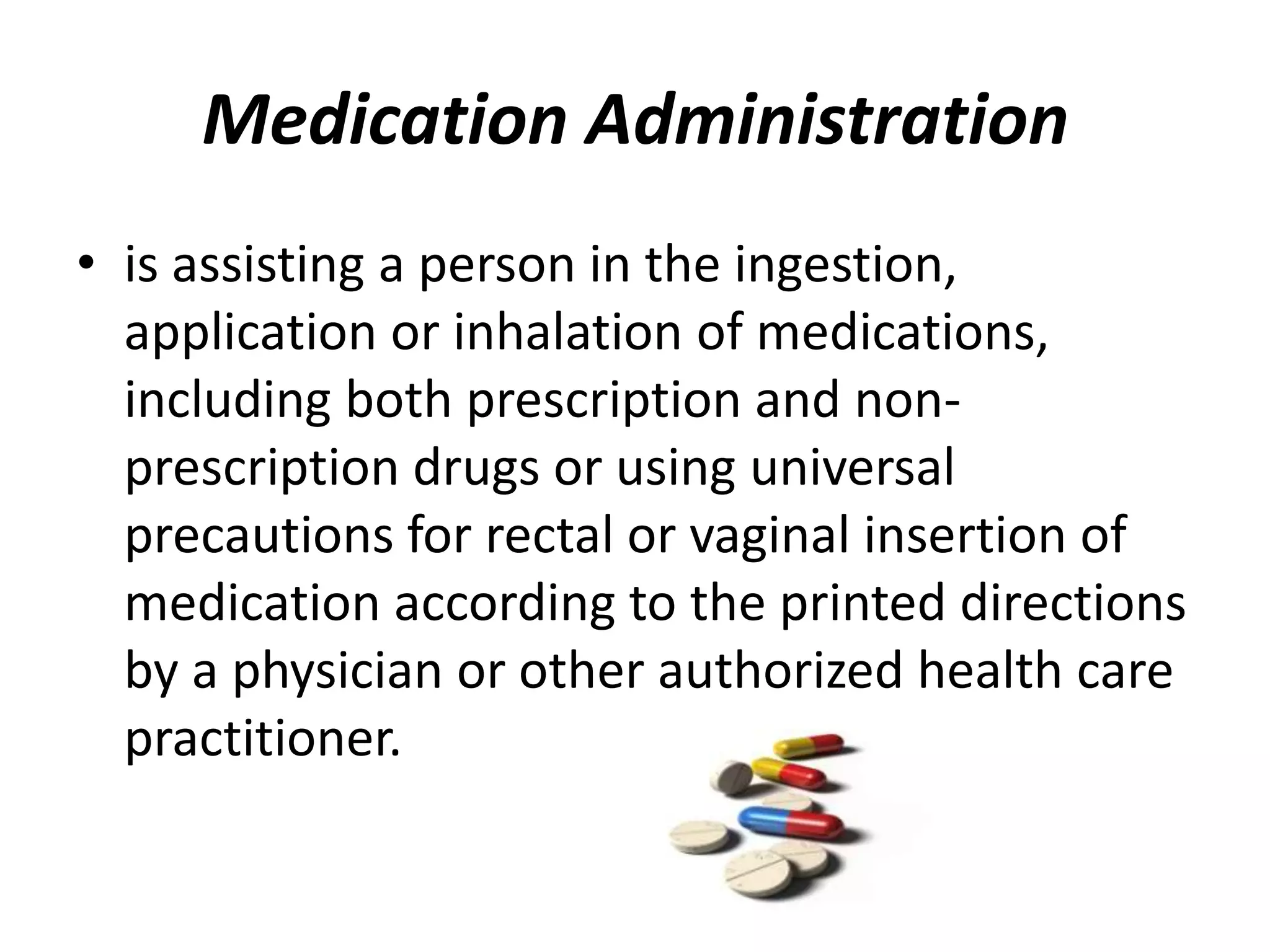 Intro to medication training | PPTX