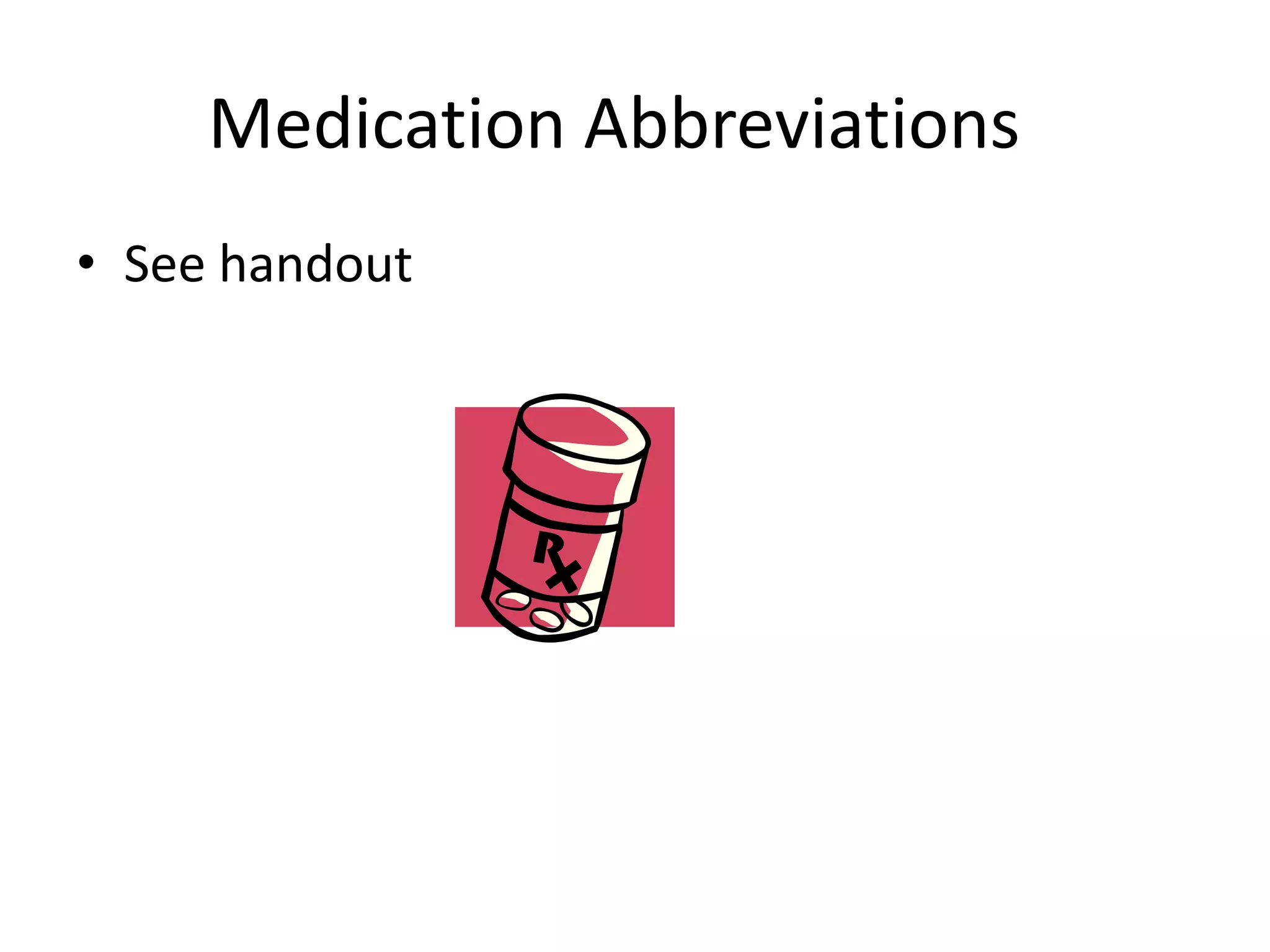 Intro to medication training | PPTX