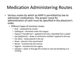 Intro to medication training | PPTX