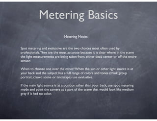 Intro metering | PDF
