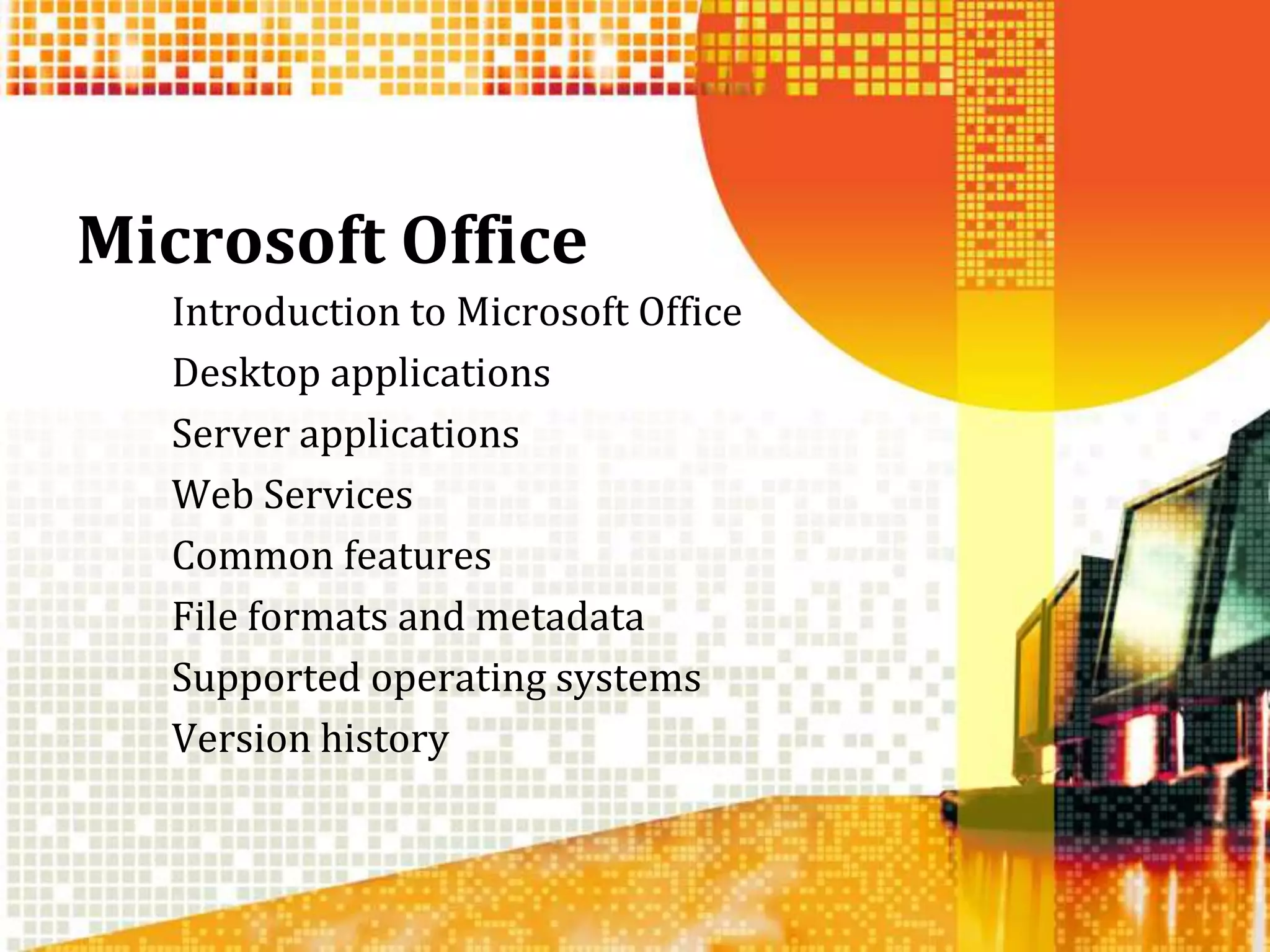 Introduction to Microsoft Office | PPT