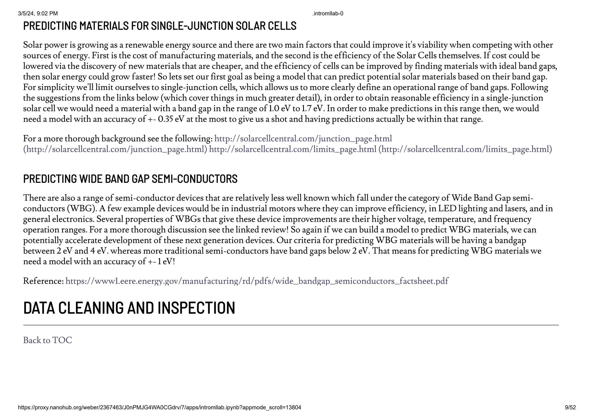 INTRODUCTION TO MACHINE LEARNING FOR MATERIALS SCIENCE | PDF