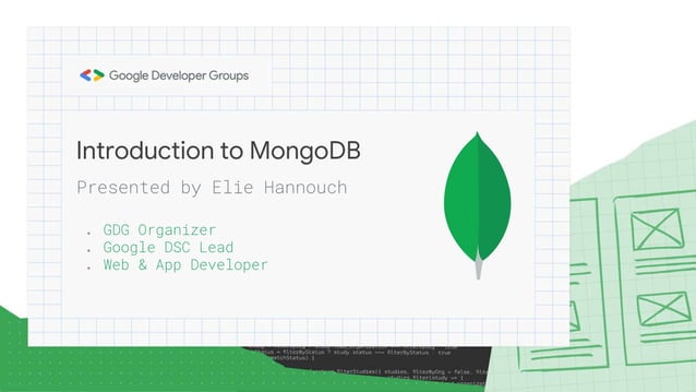 Introduction To MongoDB | PPT
