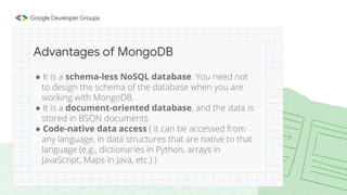 Introduction To MongoDB | PPT