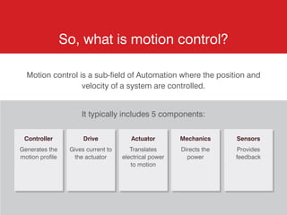 An Introduction to Precision Motion Control | PDF