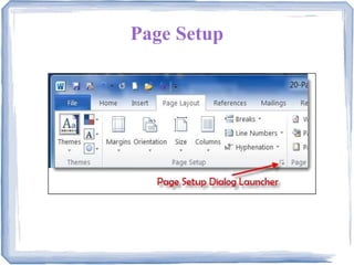 The complete usage of the Microsoft Word document | PPTX