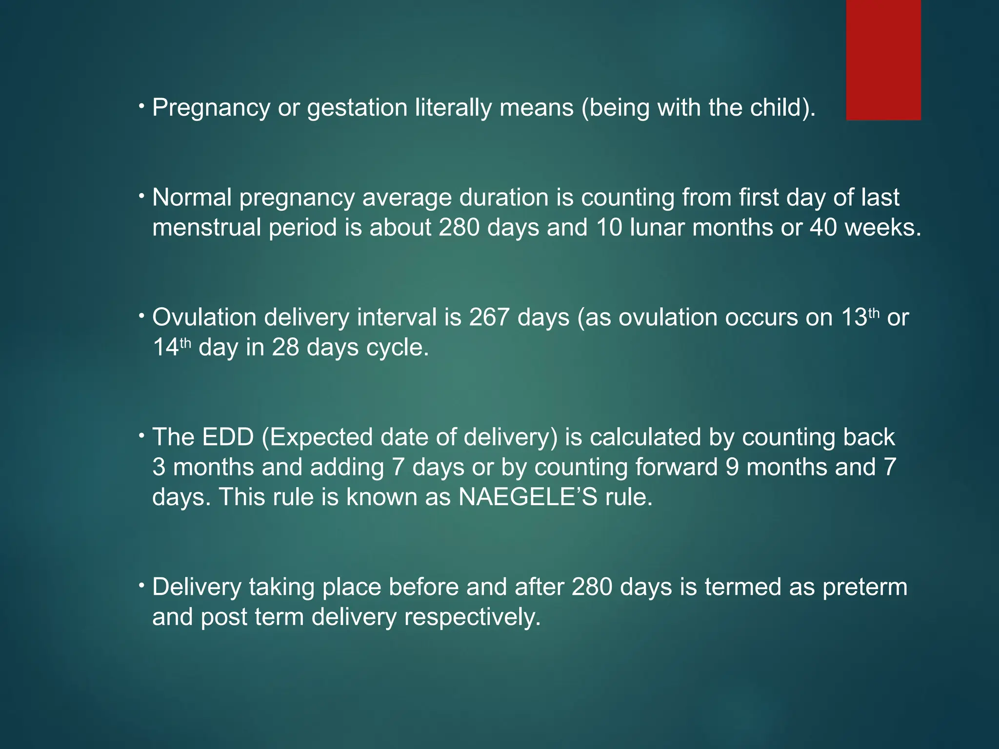 INTRO NORMAL PREGNANCY.ppt2025.for medical sudentsppt | PPT