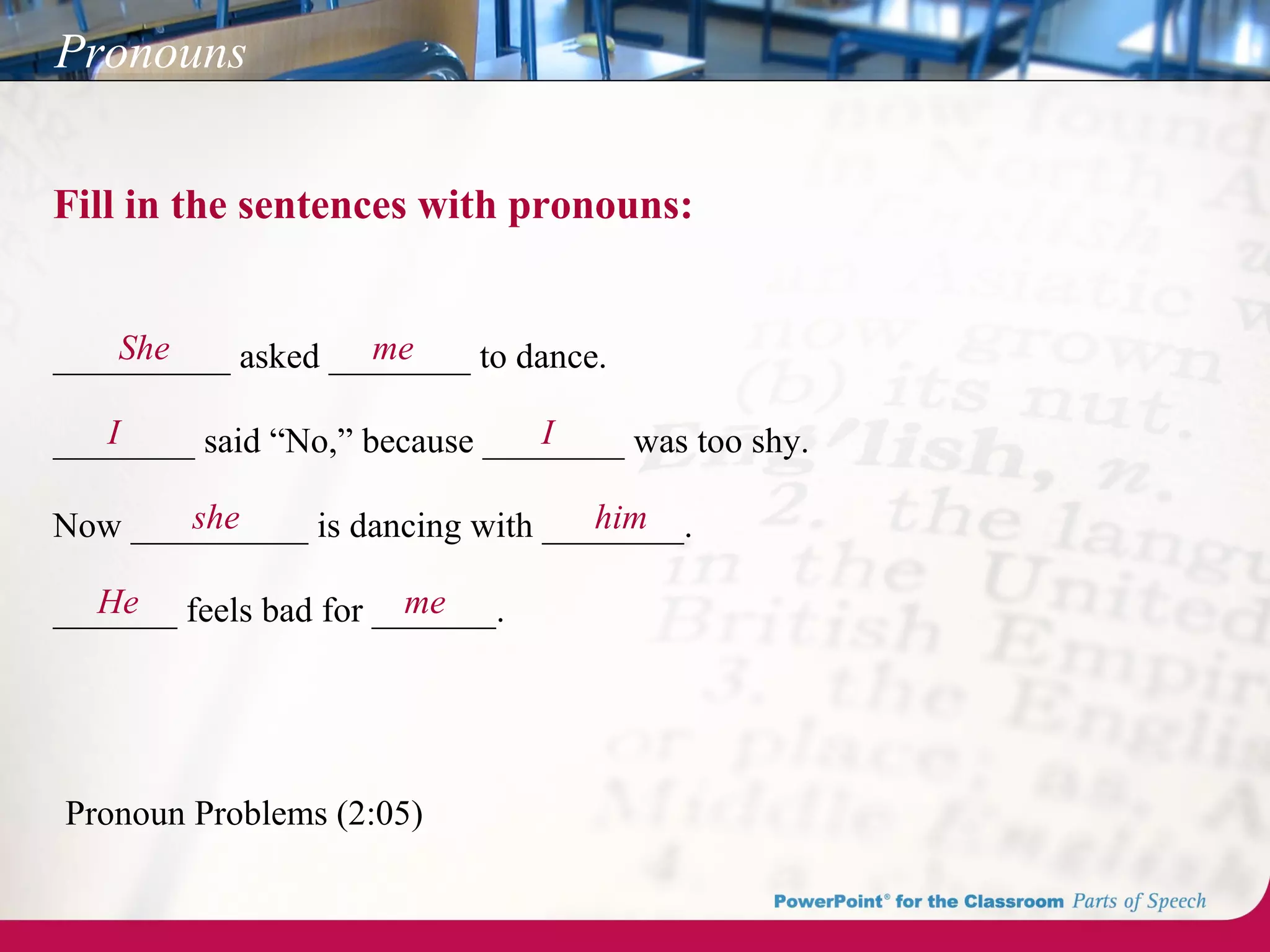 Intro, nouns & pronouns | PPT