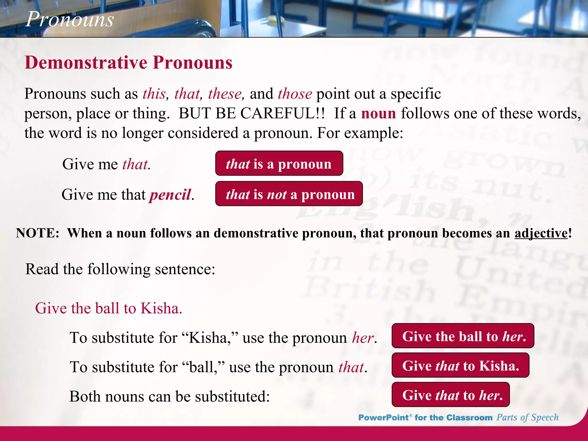 Intro, nouns & pronouns | PPT