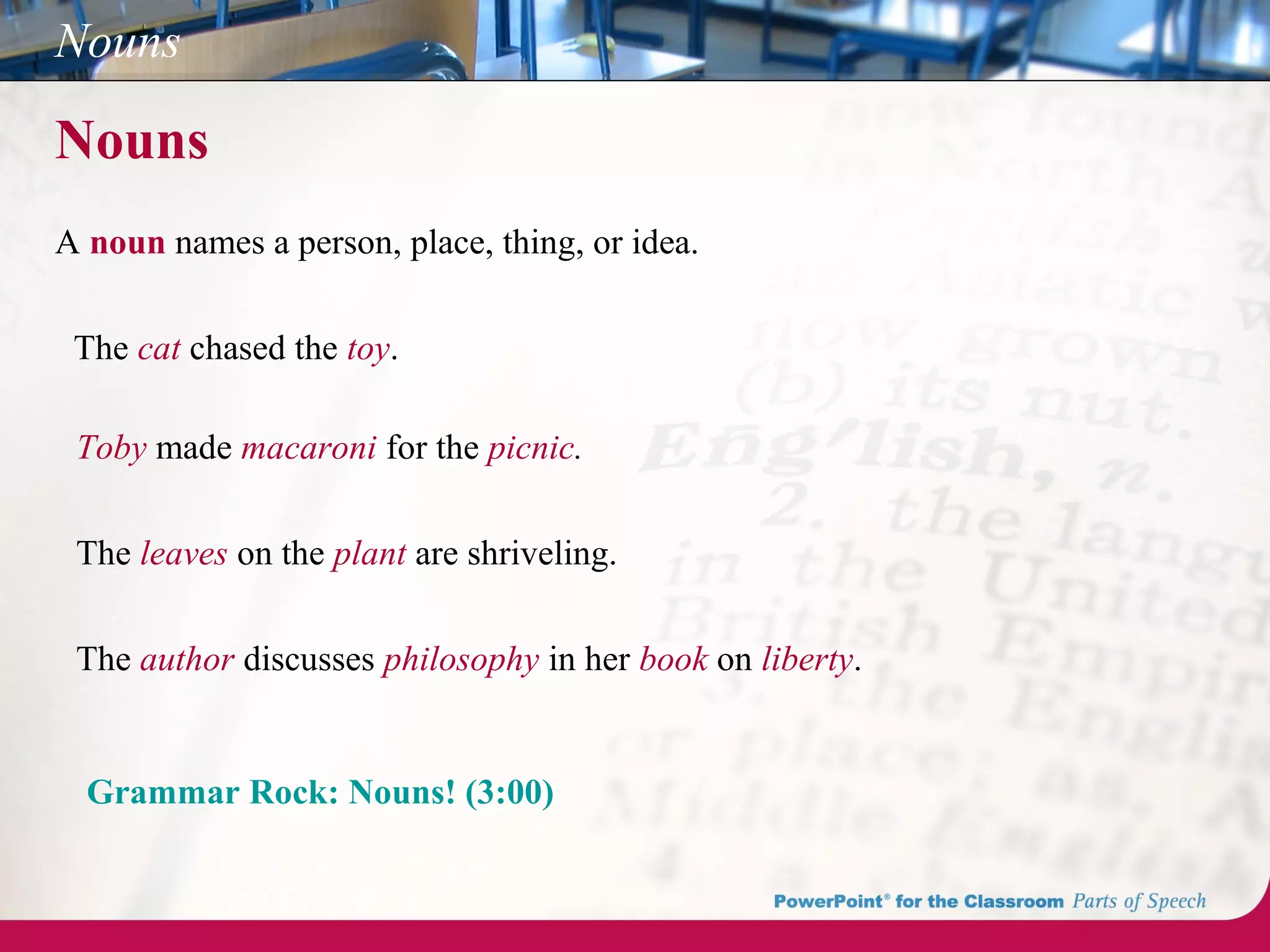 Intro, nouns & pronouns | PPT