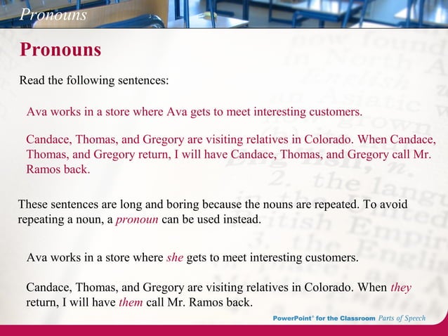 Intro, nouns & pronouns | PPT