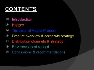 Intro of apple inc. | PPT