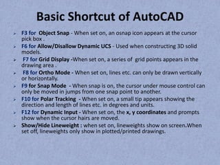 Intro of autocad | PPTX
