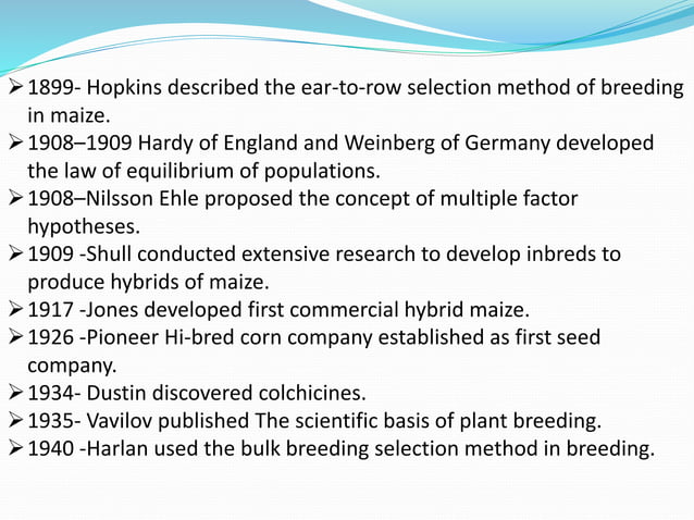 Introduction of breeding | PPTX | Agriculture | Industries