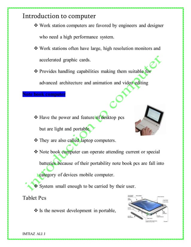 Introduction of computer Book | DOC