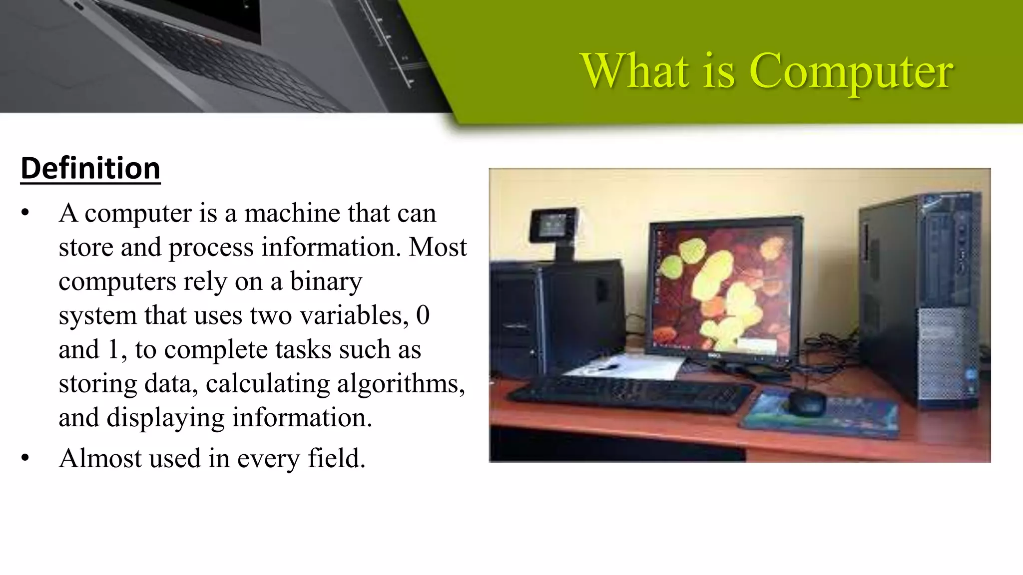 Introduction To Computer | PPTX