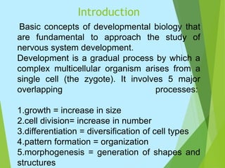 Introduction of developmental biology | PPTX