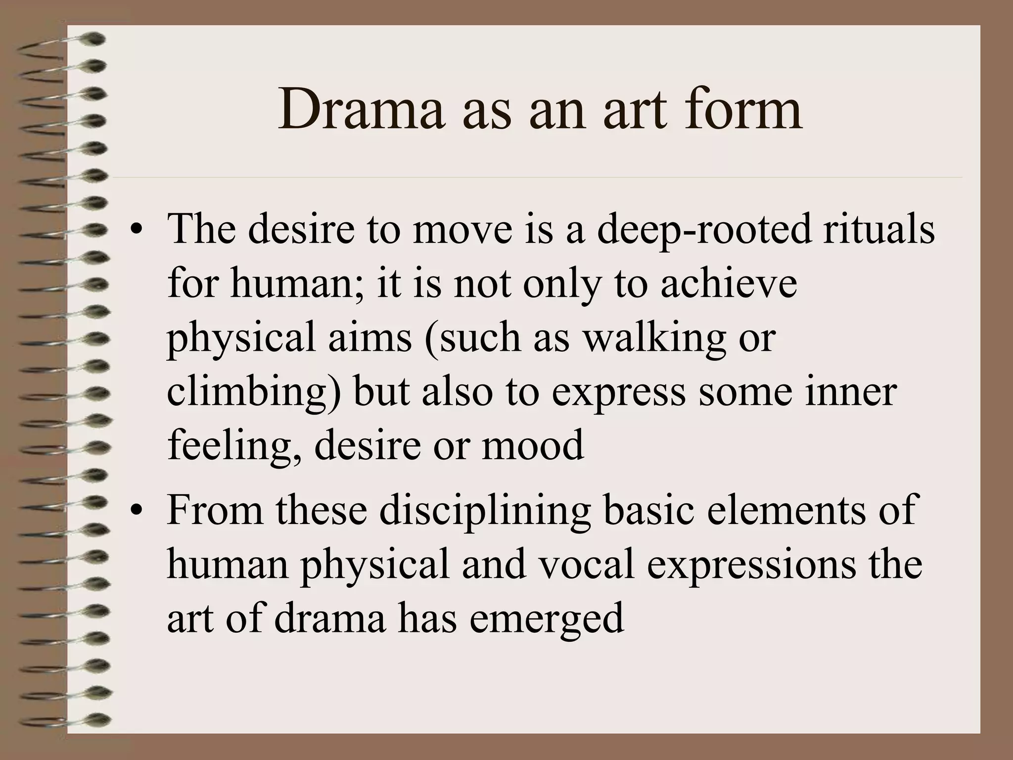 Introduction of drama | PPT | Free Download