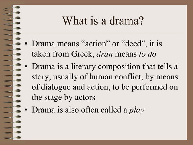 Introduction of drama | PPT | Free Download