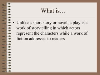 Introduction of drama | PPTX