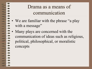 Introduction of drama | PPTX