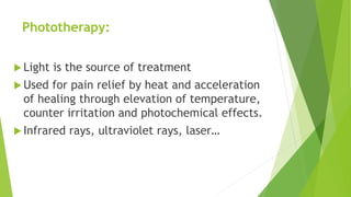 Intro of electrotherapy in physiotherapy by Dr. Mumux | PPTX