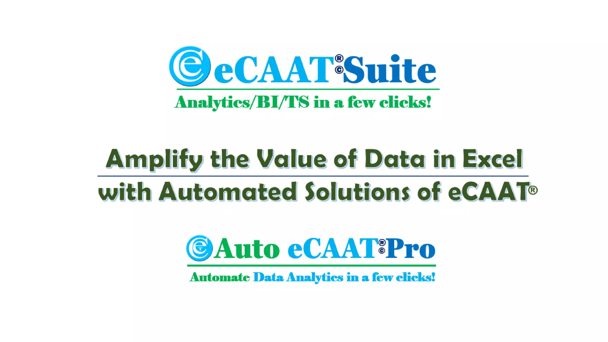 Intro of Key Features of Auto eCAAT Pro Software | PPT
