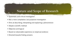 Introduction of research | PPT
