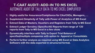 Intro of T-CAAT Audit Software for Auditing TallyData.pdf