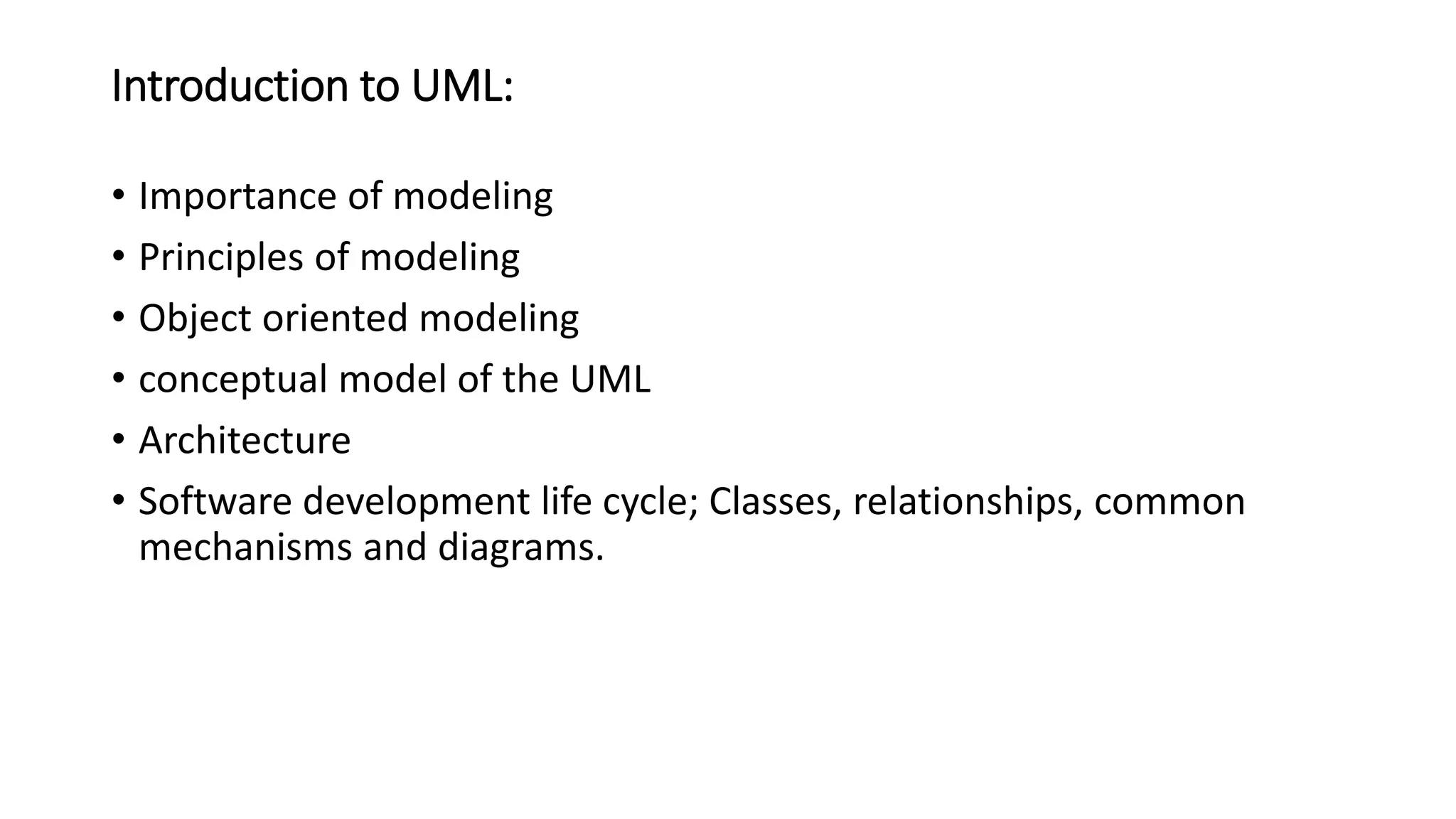 introofUML.pptx | Programming Languages | Computing