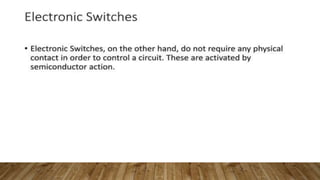 Intro on Switches presentation for electrical unstallation | PPT