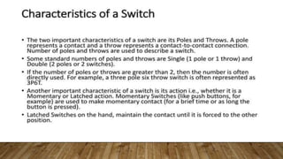 Intro on Switches presentation for electrical unstallation | PPT