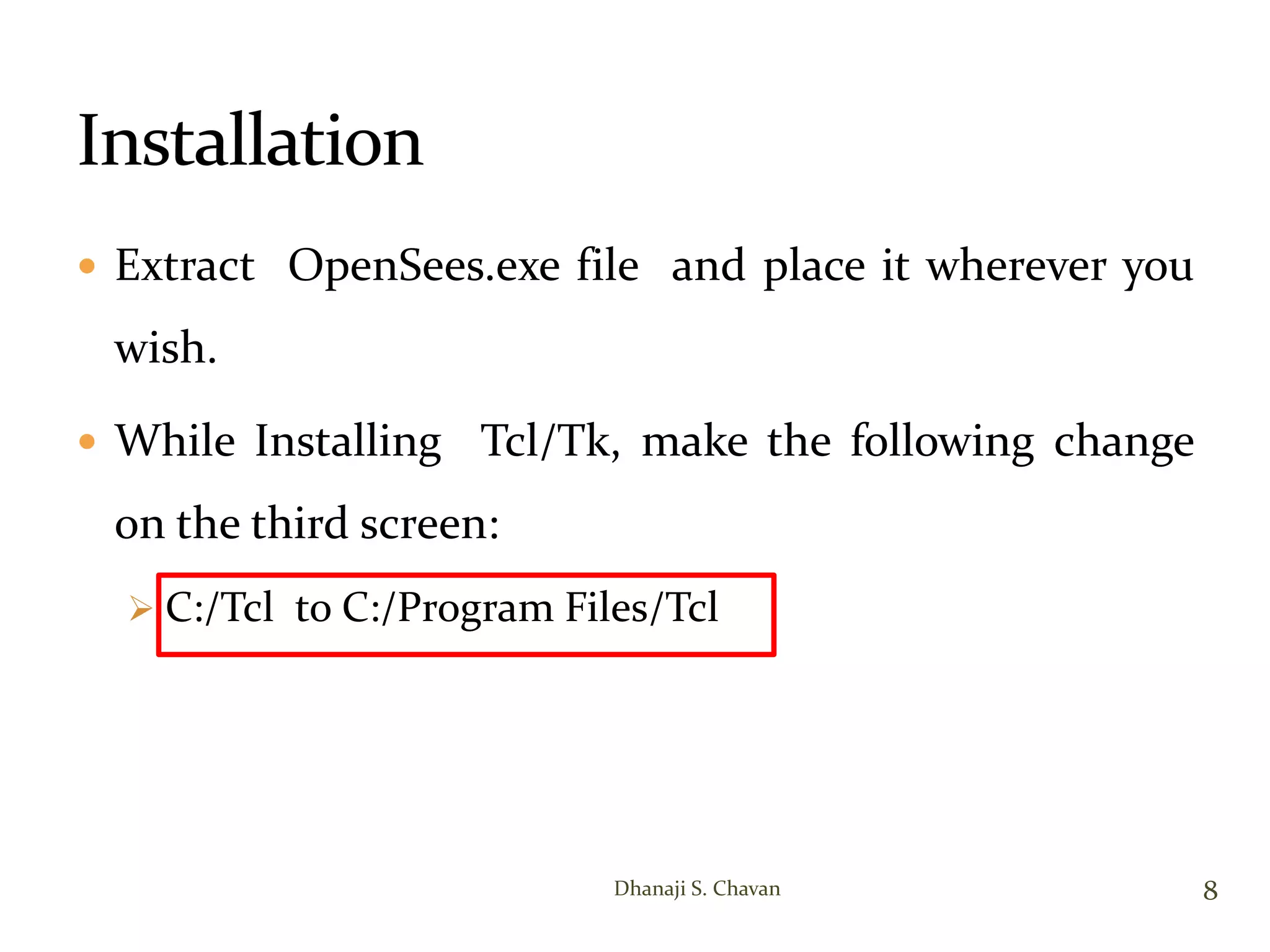 Introduction of OpenSees | PDF