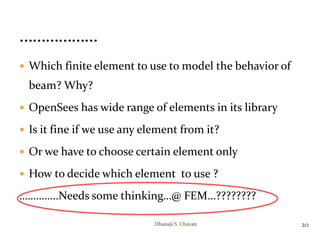 Introduction of OpenSees | PDF