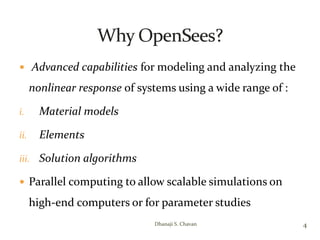 Introduction of OpenSees | PDF