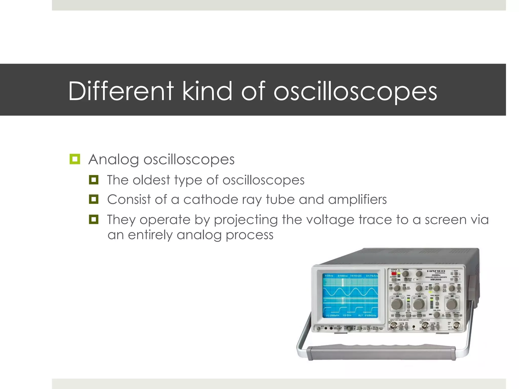 An introduction to oscilloscopes | PDF
