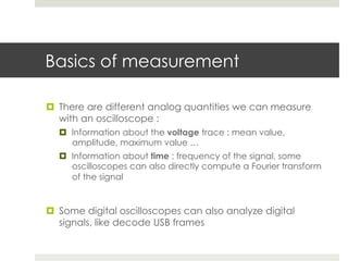 An introduction to oscilloscopes | PDF