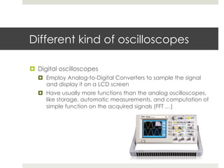 An introduction to oscilloscopes | PDF