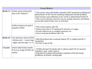 Congenital Tallipes Equino Varus (CTEV) | PPTX