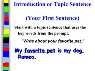Introduction to Paragraphs | PPT