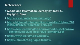Comprehensive Guide to Media and Information Literacy with Critical ...