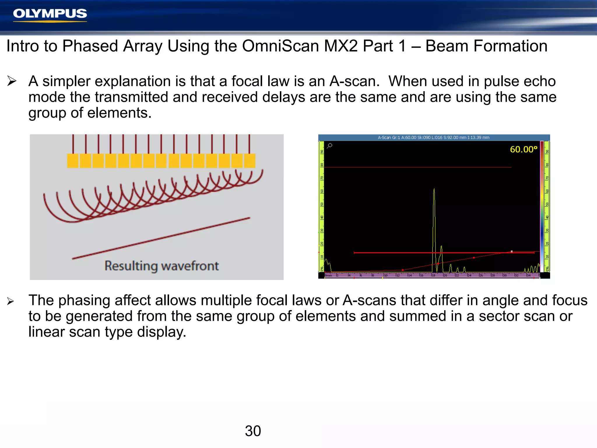 Introduction to Phased Array Using the OmniScan MX2 - Part One | PDF