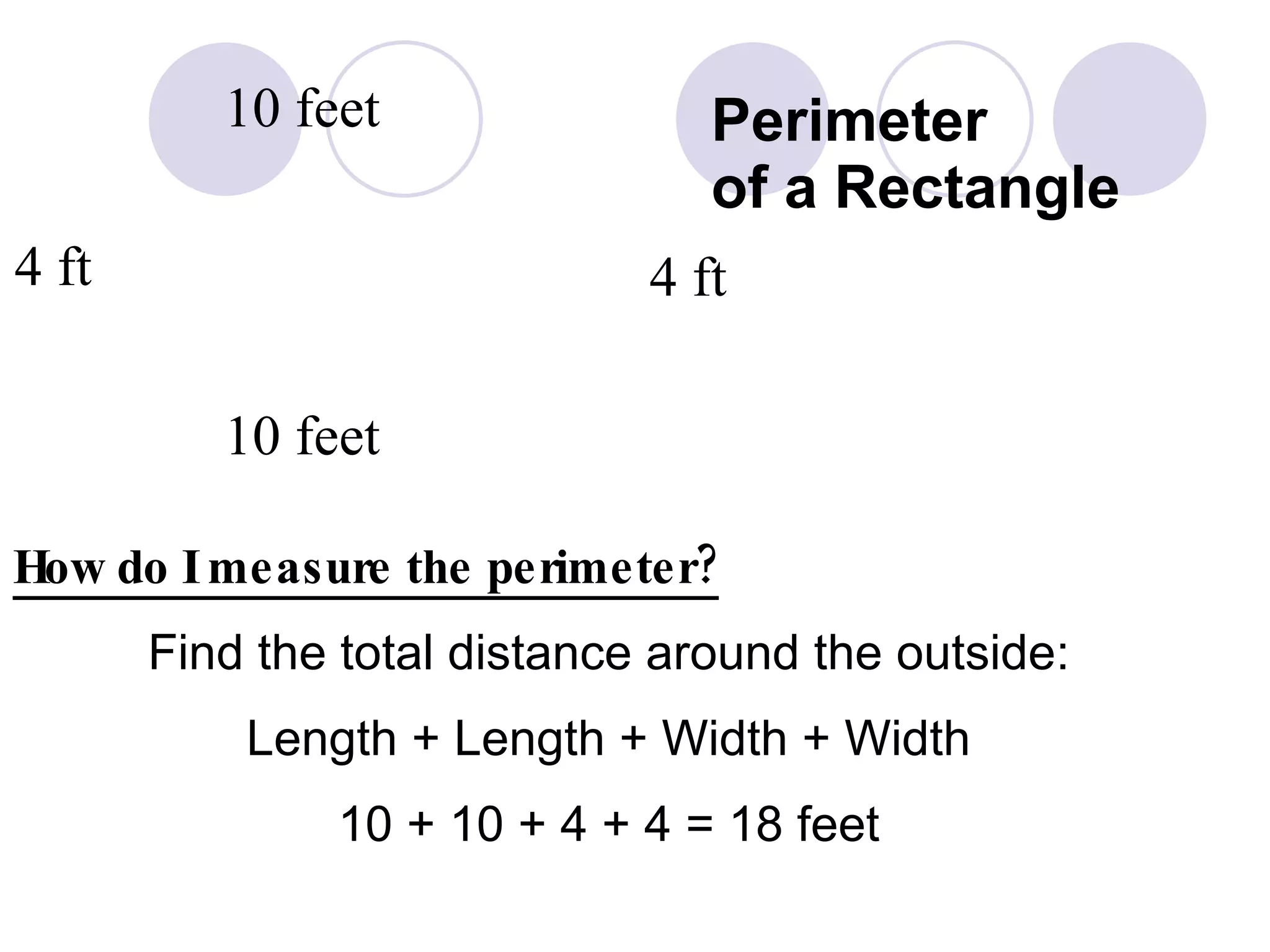 Intro perimeter and area | PPT