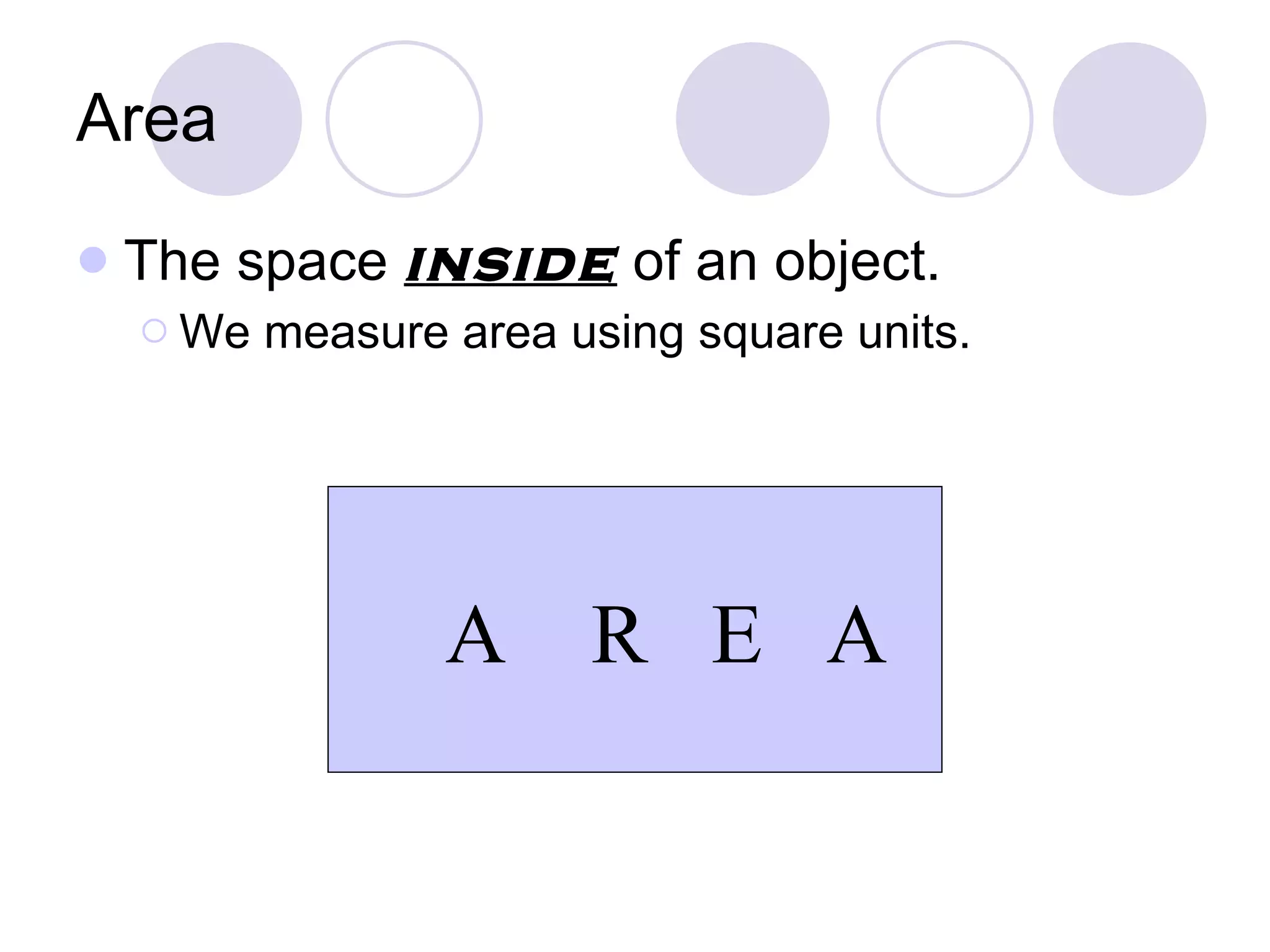 Intro perimeter and area | PPT