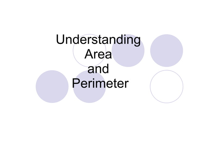 Intro perimeter and area | PPT