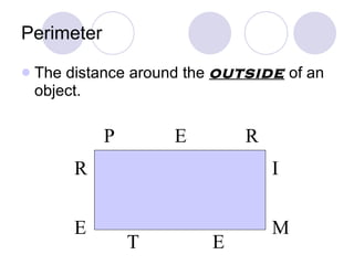Intro perimeter and area | PPT