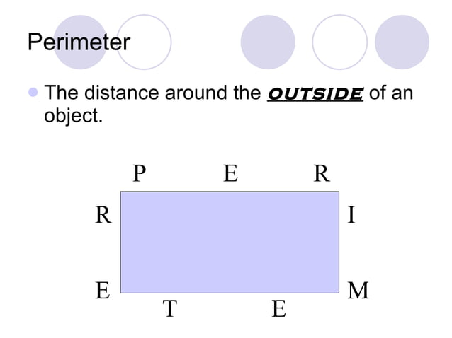 Intro perimeter and area | PPT