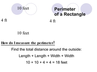 Intro perimeter and area | PPT