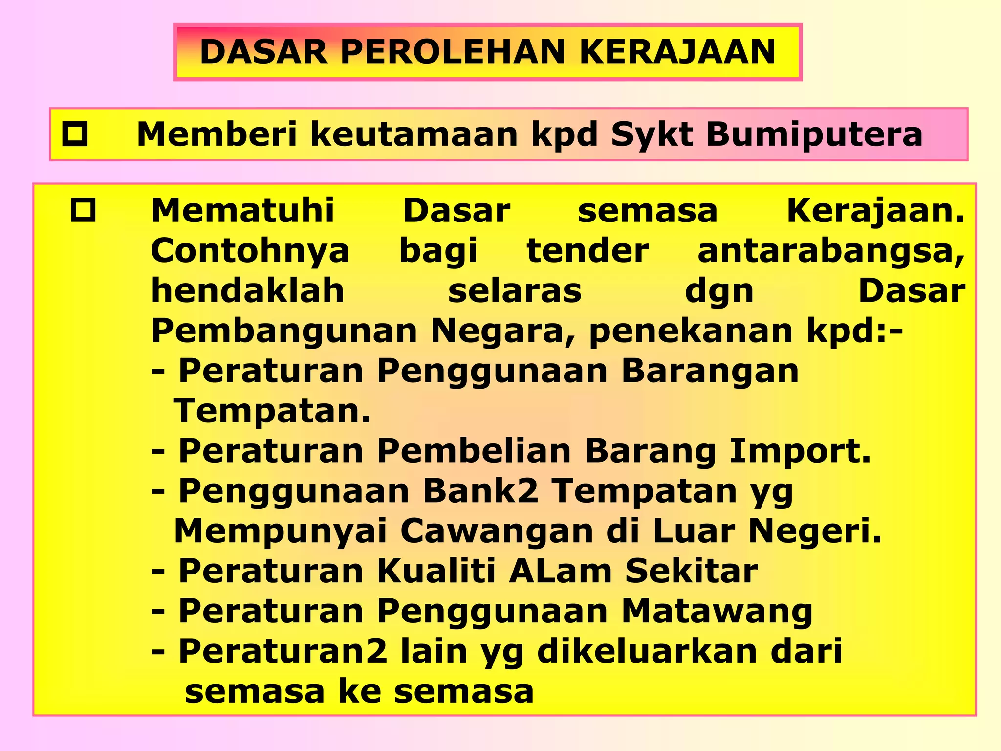 Intro perolehan | PPT