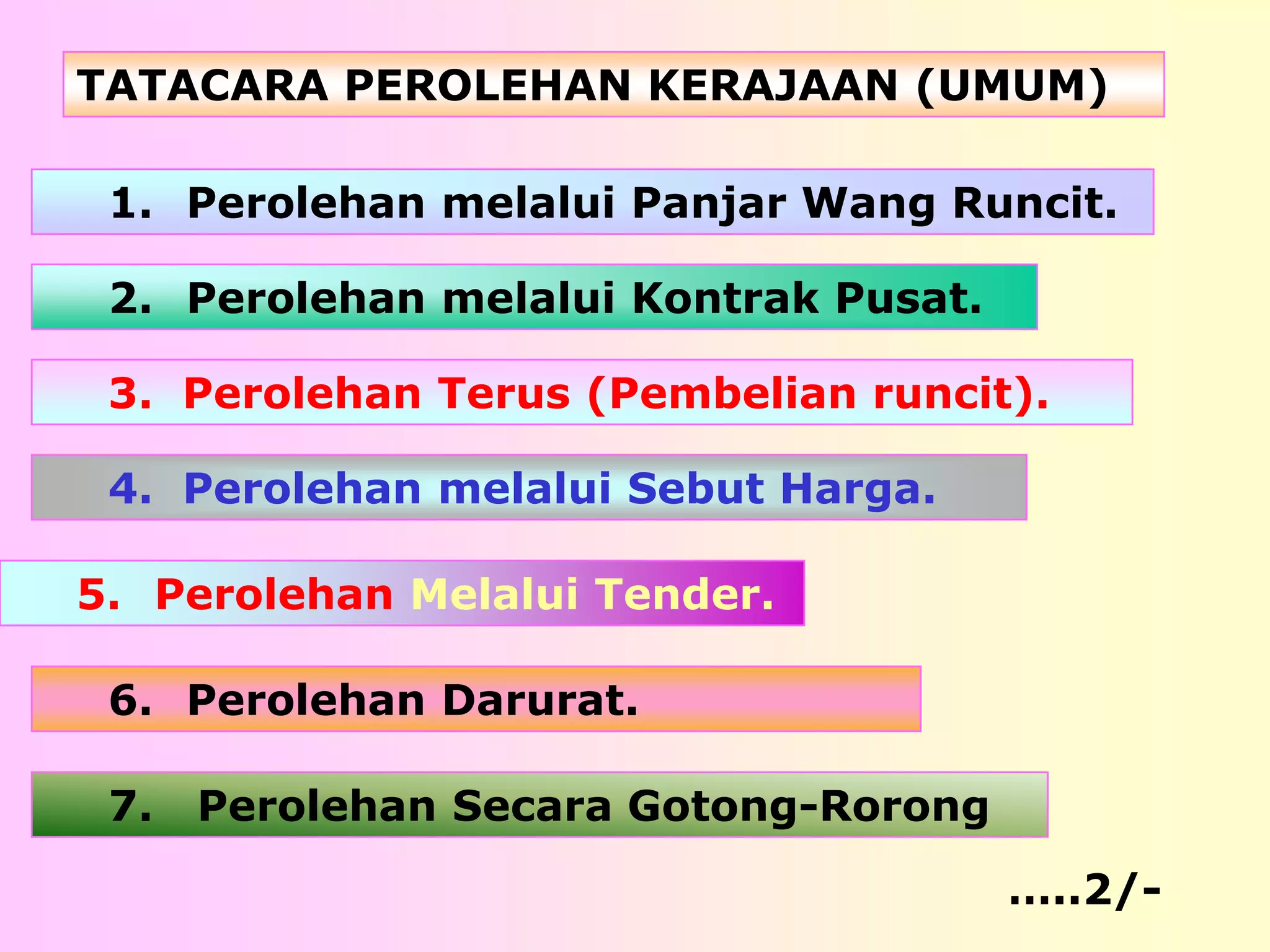 Intro perolehan | PPT